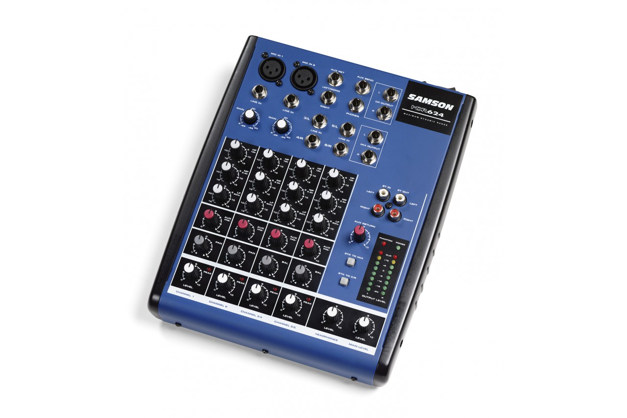 MDR624 | 6 Channel Analog Mixers - Samson Clearance